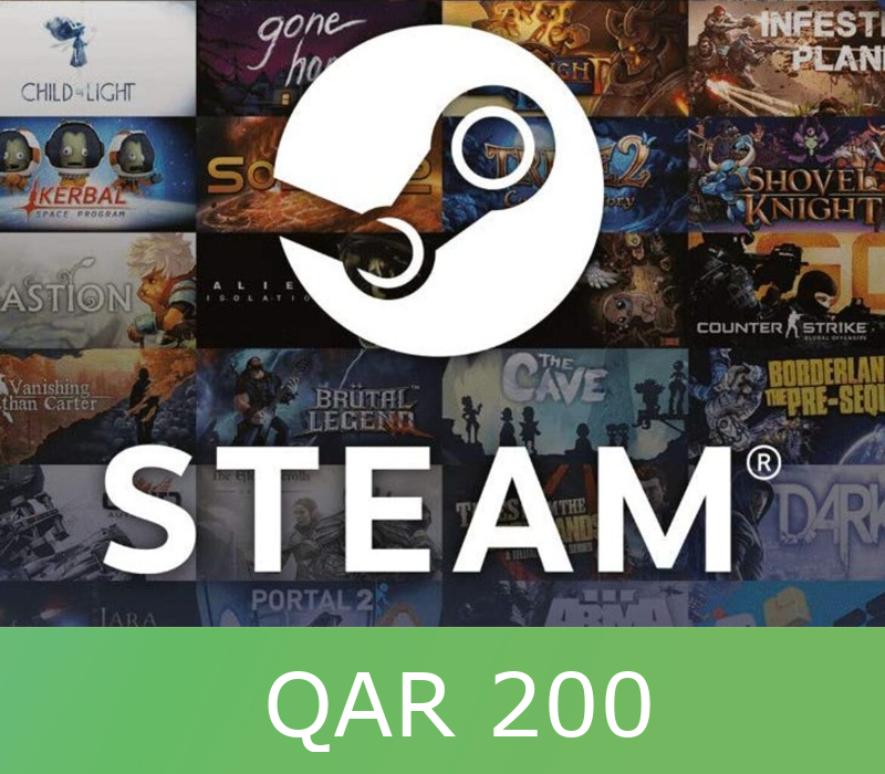 Steam Gift Card 200 QAR Global Activation Code – Keyronics